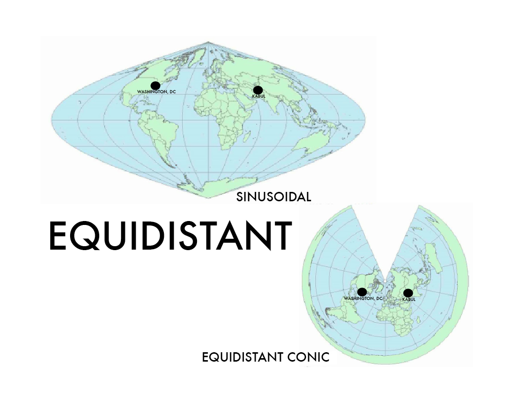 Equidistant Map