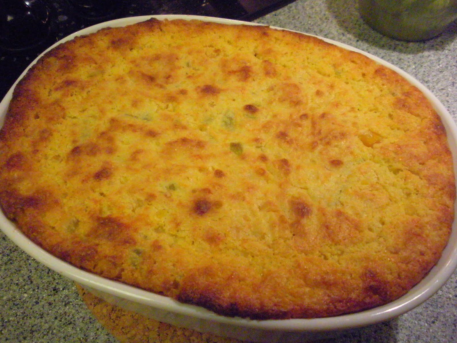 NOT A REAL HOUSEWIFE: Corn Pudding