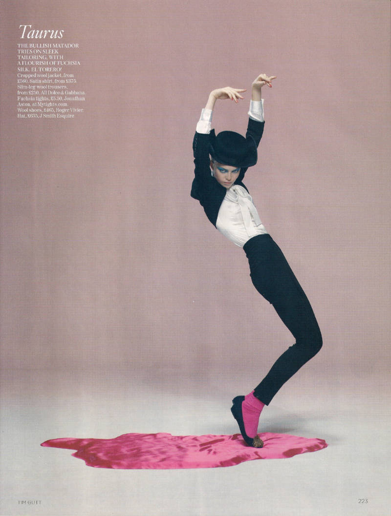 ideias vestíveis: Editorial: Star Signs - Vogue UK Dezembro ...