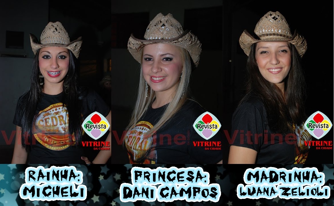 Escolha Da Rainha Princesa E Madrinha Do Cedral Rodeo Show 2010