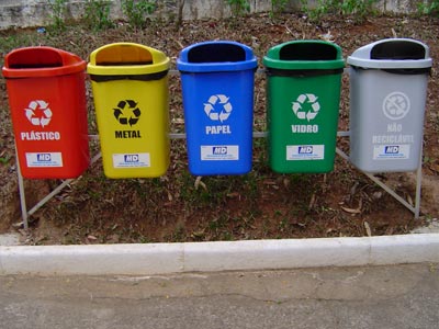 Reciclando com as Crianças: Lixeiras para Reciclagem...