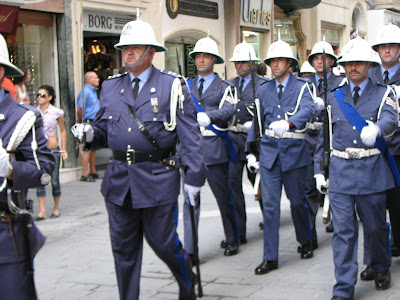 Malta daily photo: Valletta and the Malta Police Force