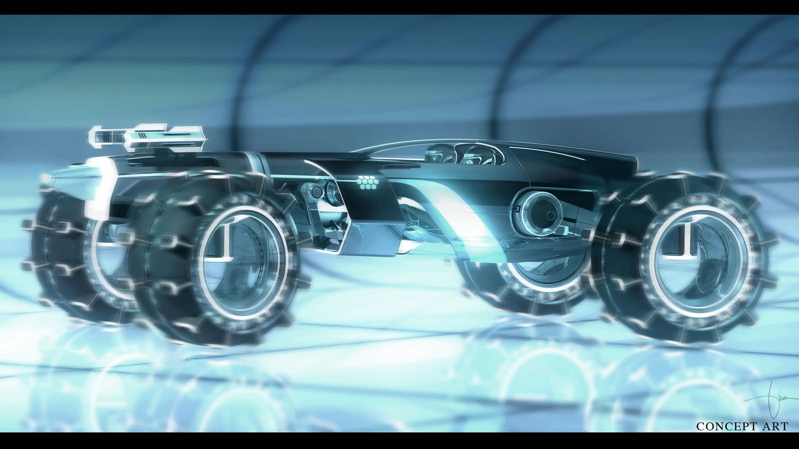 LE CONTAINER: tron legacy concept art (daniel simon)