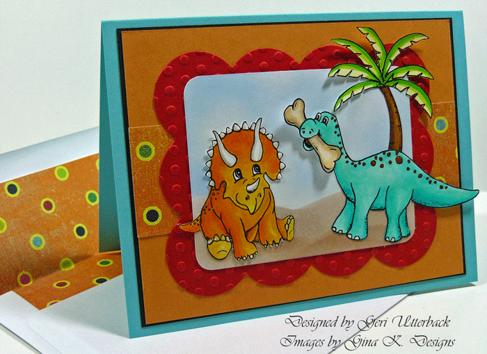 GERI'S CARDS: Another Dino-mite Card