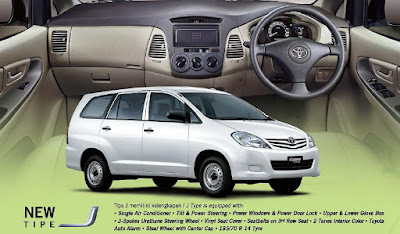 Perbandingan Spesifikasi Kijang Innova J & E ~ DIKTA TOYOTA : Informasi ...