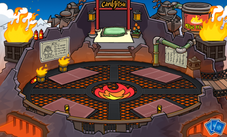 Sommfi in Club Penguin -: Fire Dojo!