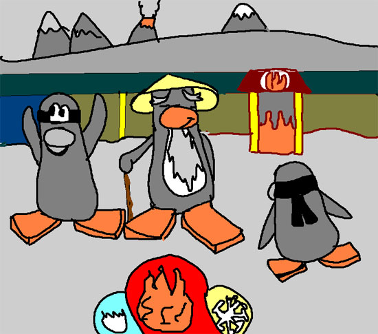 Sommfi in Club Penguin -: Fan Art