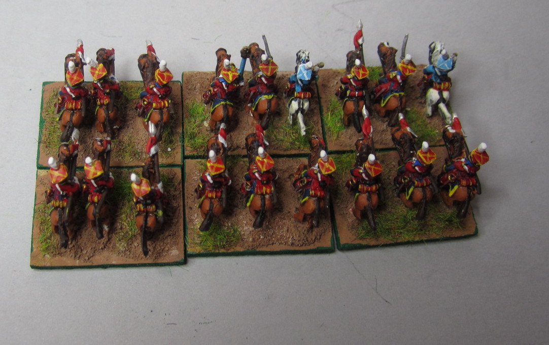 Napoleonic Adventures: 10mm Red Lancers finished
