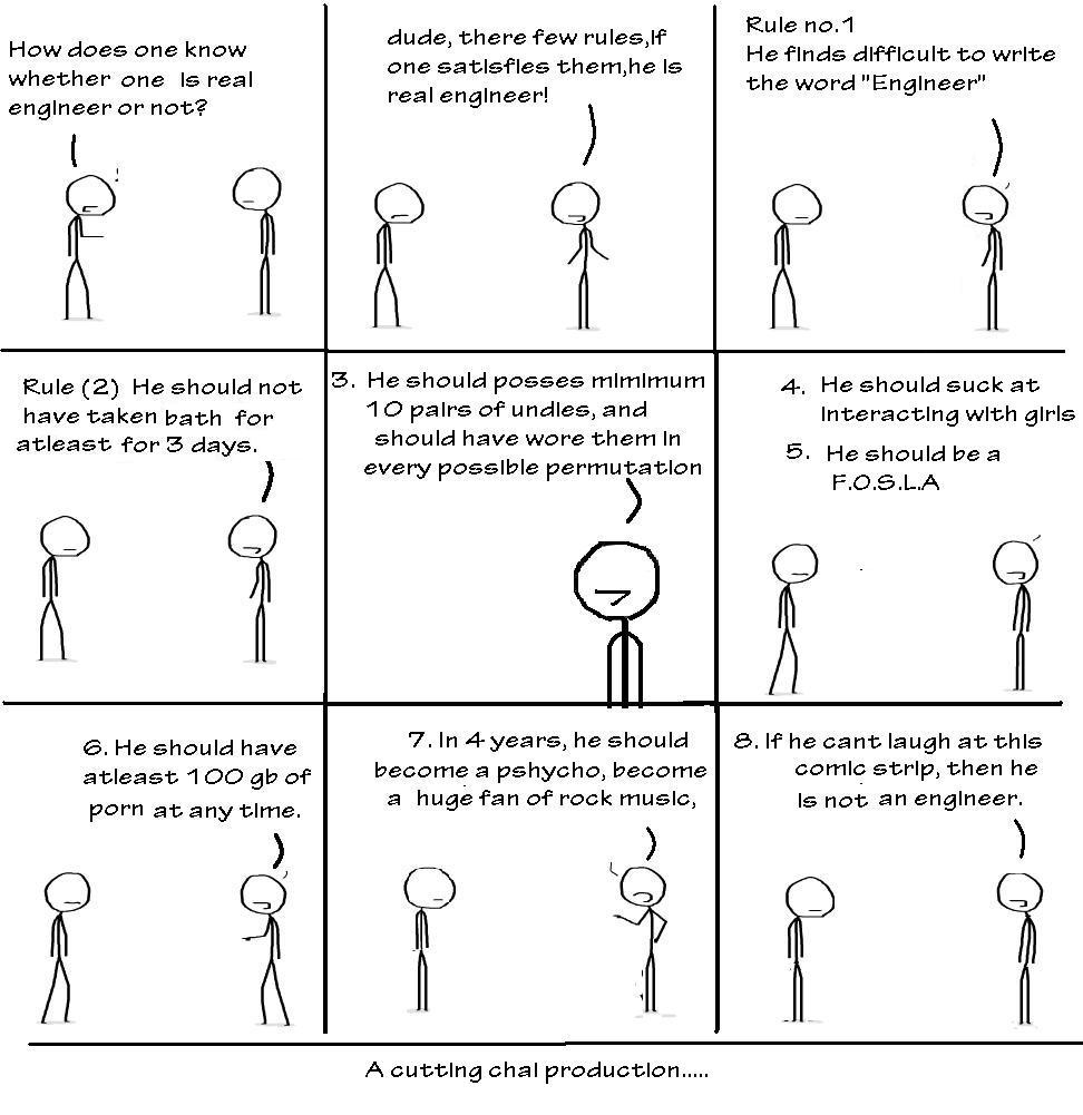 cutting chai comics: Engineer