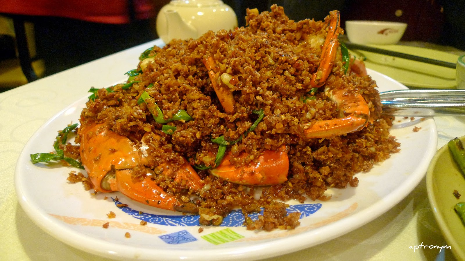 THE SYDNEY TARTS: Under the Bridge Spicy Crab