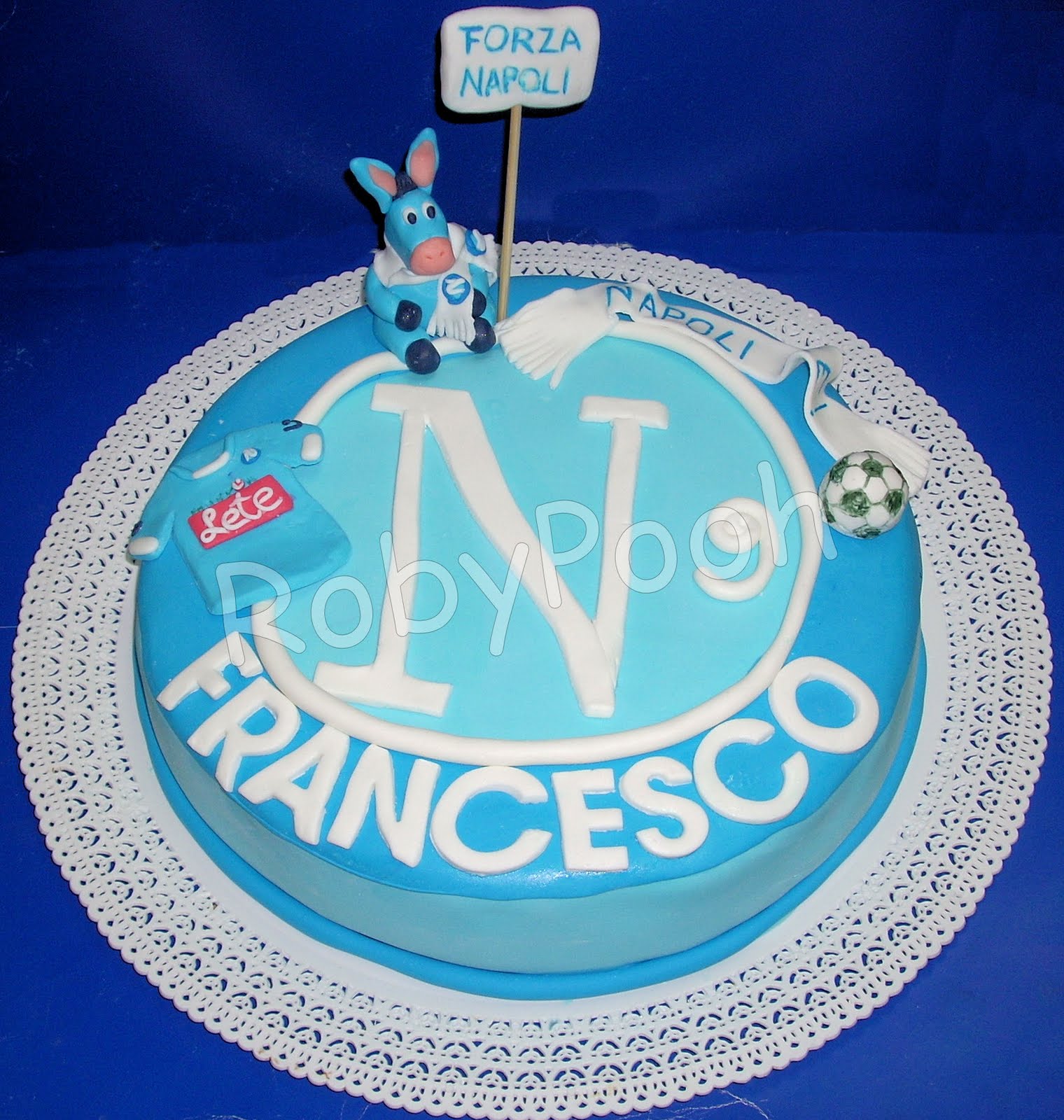 Dolci&Delizie: Torta per tifoso del Napoli!!!