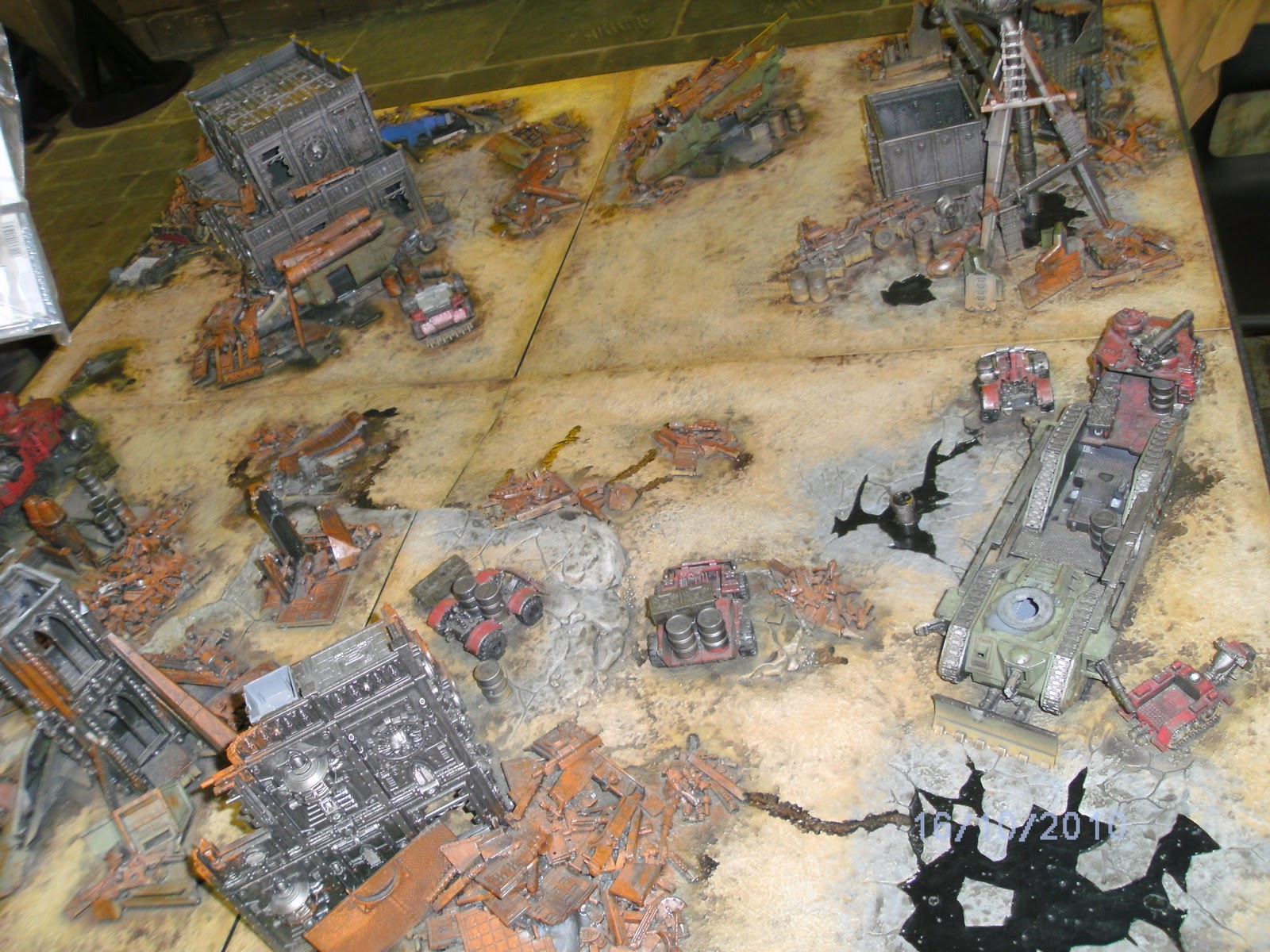 Manchester Area Wargames Society 40k: Scenic tables