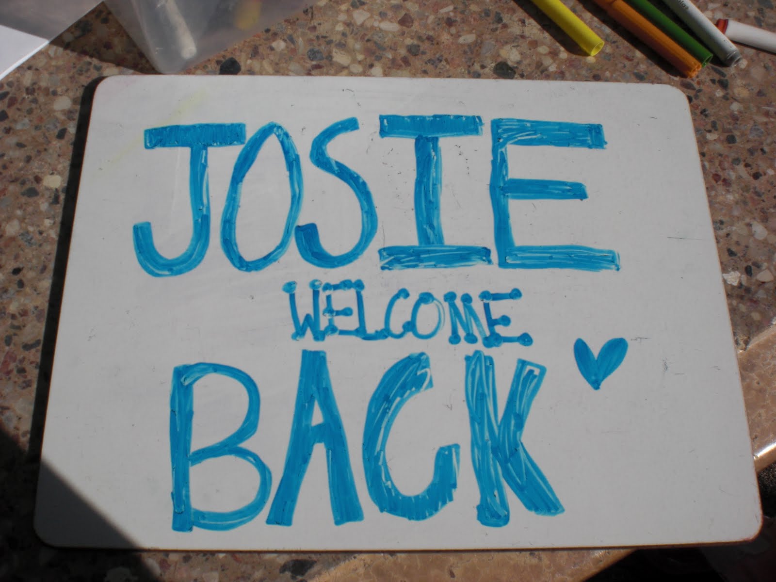 Josie: "Welcome Back Josie"