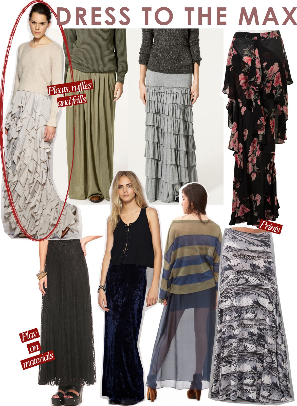 In My Shoes.: Fall 2010 Trend: Maxi Skirts