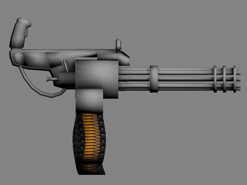 STEVEN CHABEAUX: Start of the Mini Gun Texture