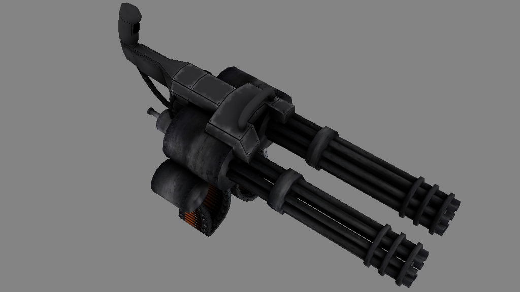 STEVEN CHABEAUX: Start of the Mini Gun Texture
