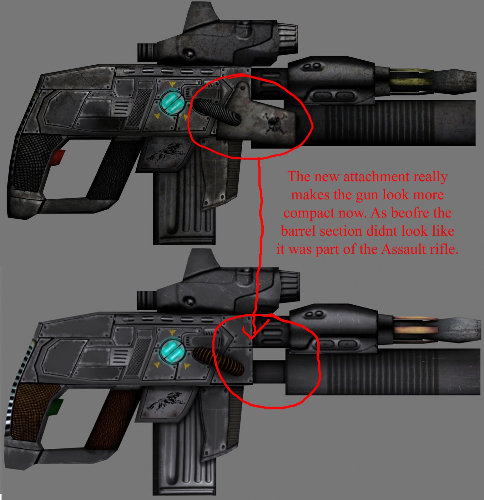 STEVEN CHABEAUX: Finishing the Assault rifle Diffuse