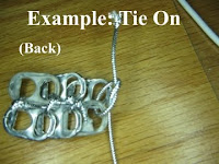 Church Crafts on a Budget: Using Cords To Make Soda Tab Armor