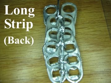 Church Crafts on a Budget: Using Cords To Make Soda Tab Armor