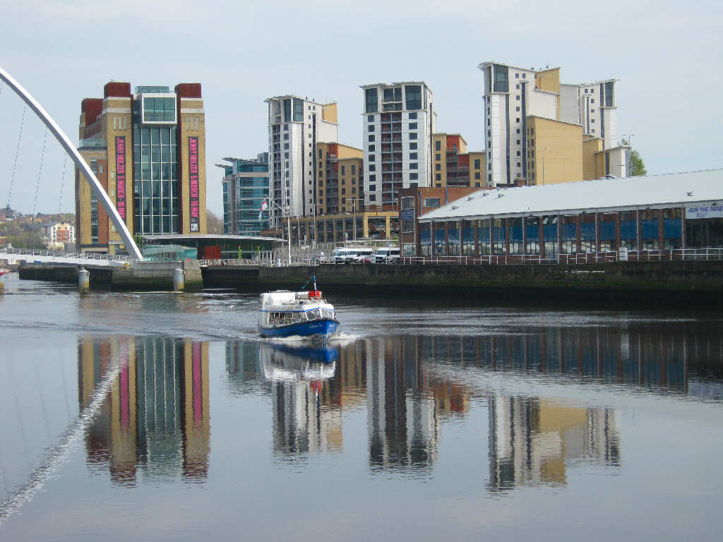 Photographs Of Newcastle: River Tyne and Quayside reflections