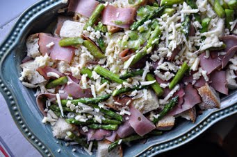 the parsley thief: Ham & Asparagus Strata