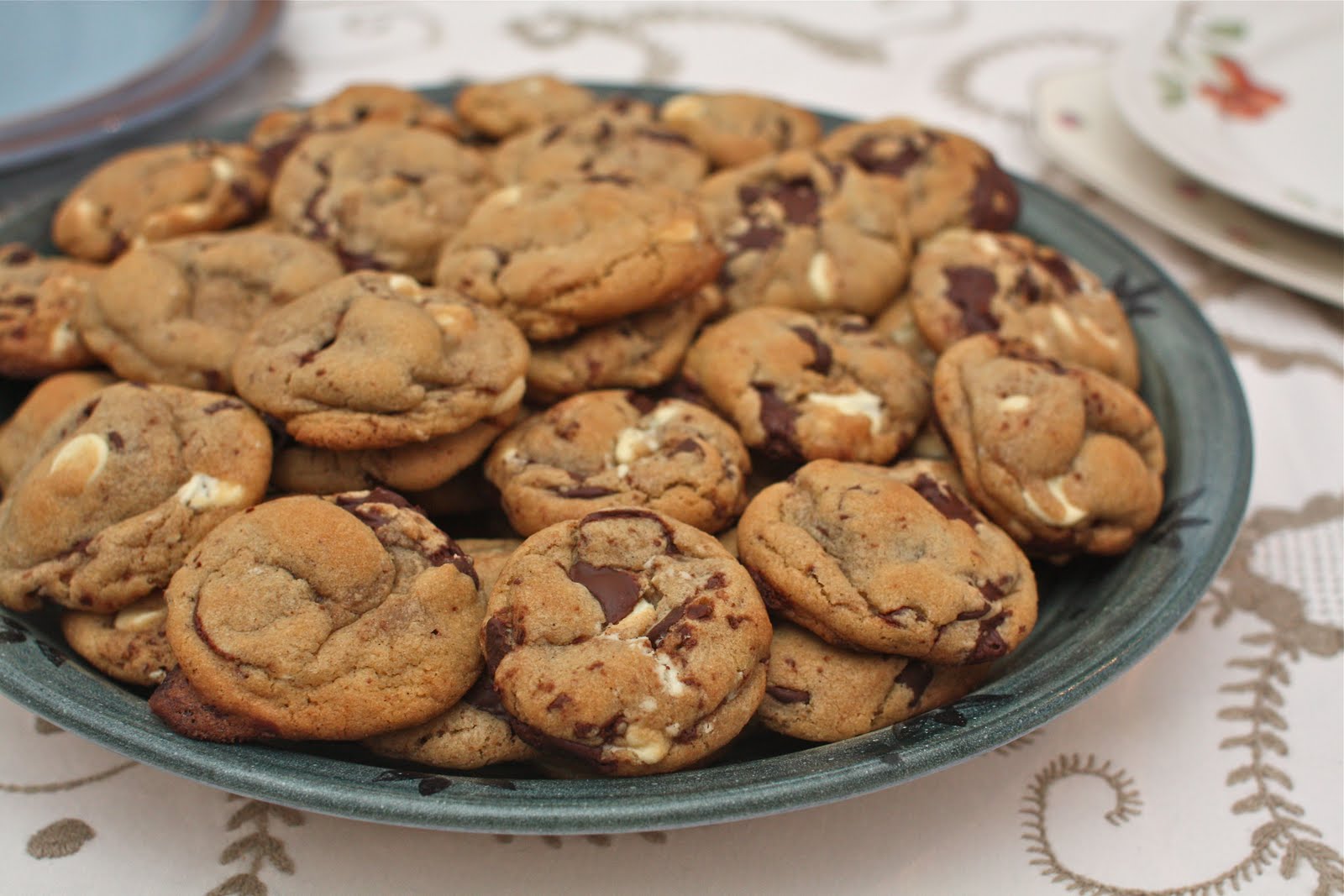 Under the High Chair: Browned Butter Triple Chocolate Chunk Cookies
