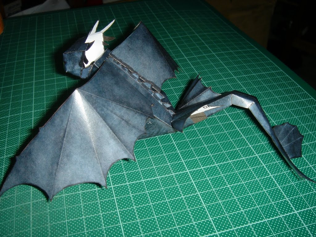 Evol's Paper Craft: How to build your own Dragon 簡易西方龍
