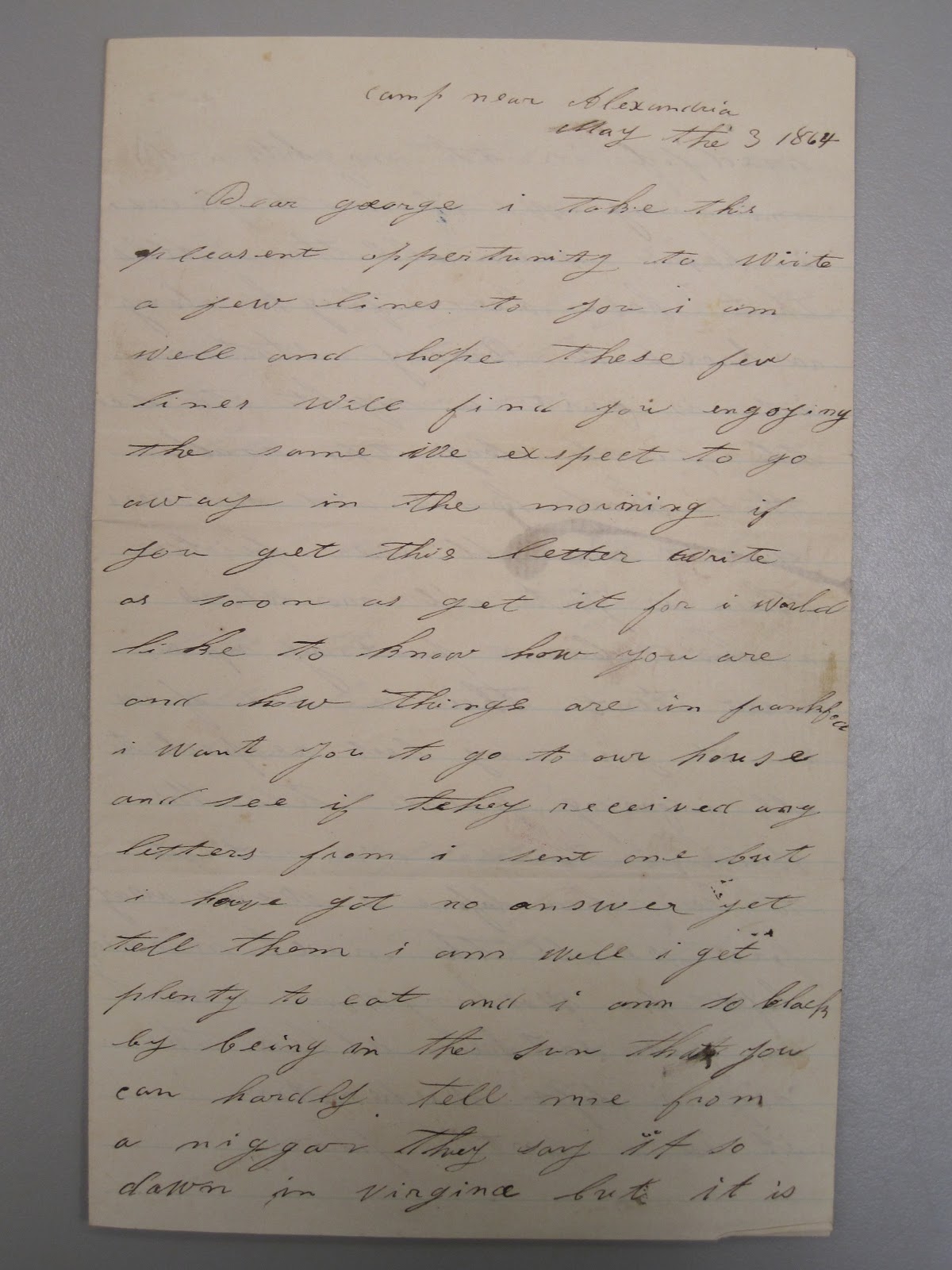 The Civil War: Letters From the Front