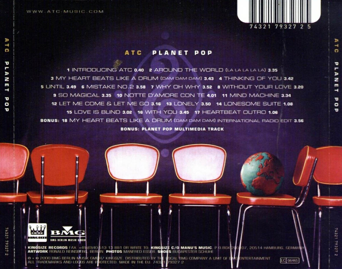 CARATULAS DE CD DE MUSICA: A Touch Of Class Planet Pop (2000)