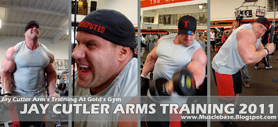 Jay Cutler Killer Arms Training 2011 | Jay Cutler Back At Golds Gym In ...