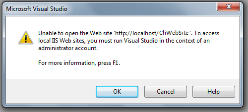 Dot Net Development Errors