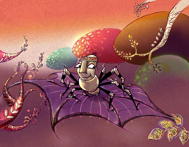 mayursaikia: Anansi, The Spider
