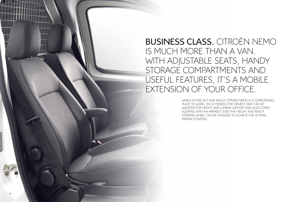 Citroen Commercial Microsite: Citroen Business Centre - Nemo Van