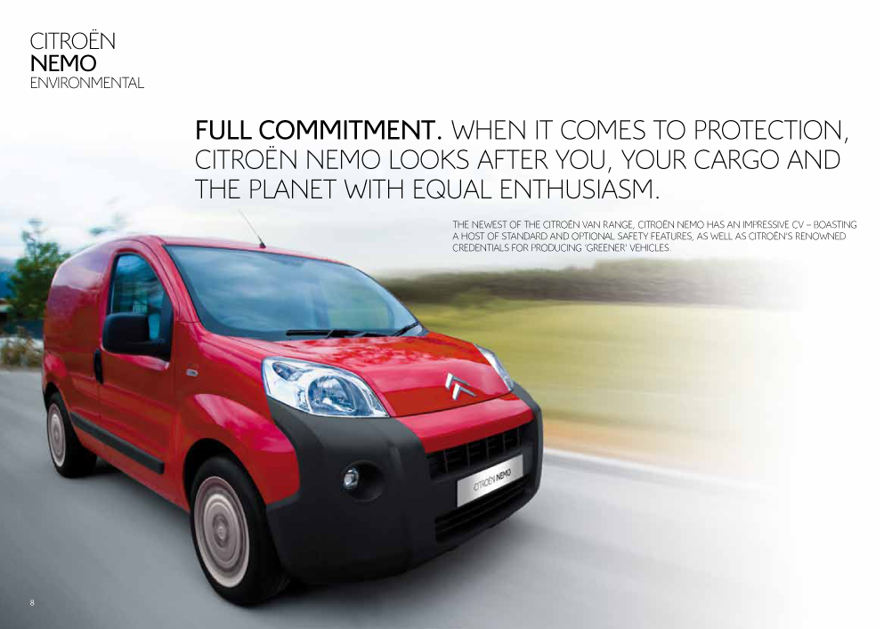 Citroen Commercial Microsite: Citroen Business Centre - Nemo Van
