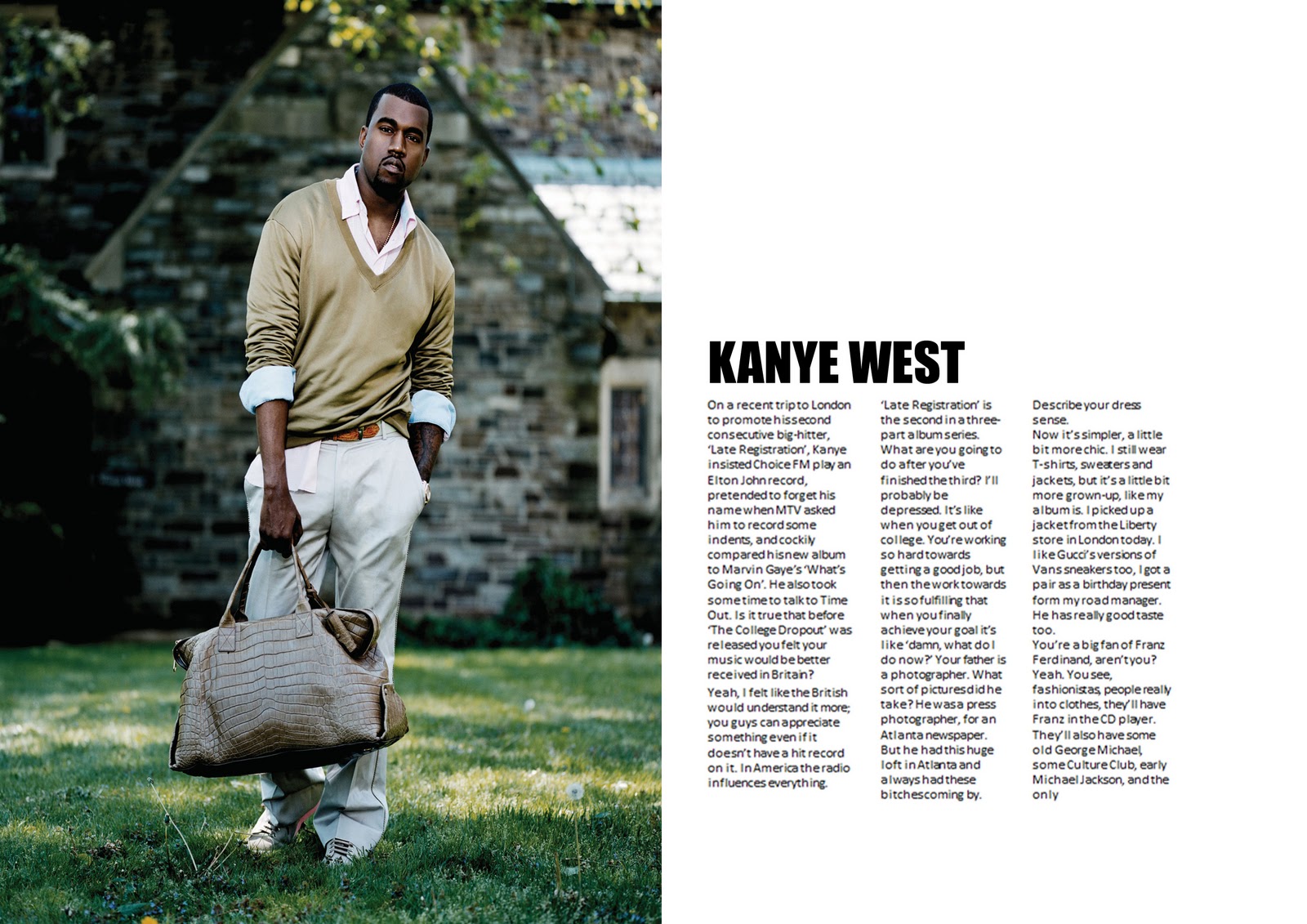 Alex Pocock Media Coursework: Double Page Spread Mock Up Idea