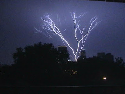 Visions of Minnesota: Heat Lightning over Minneapolis