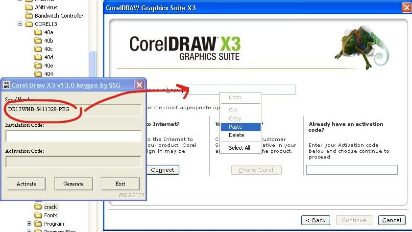 cara instal corelDraww X3 ~ cara instal corel draw X3 dan aktivasi