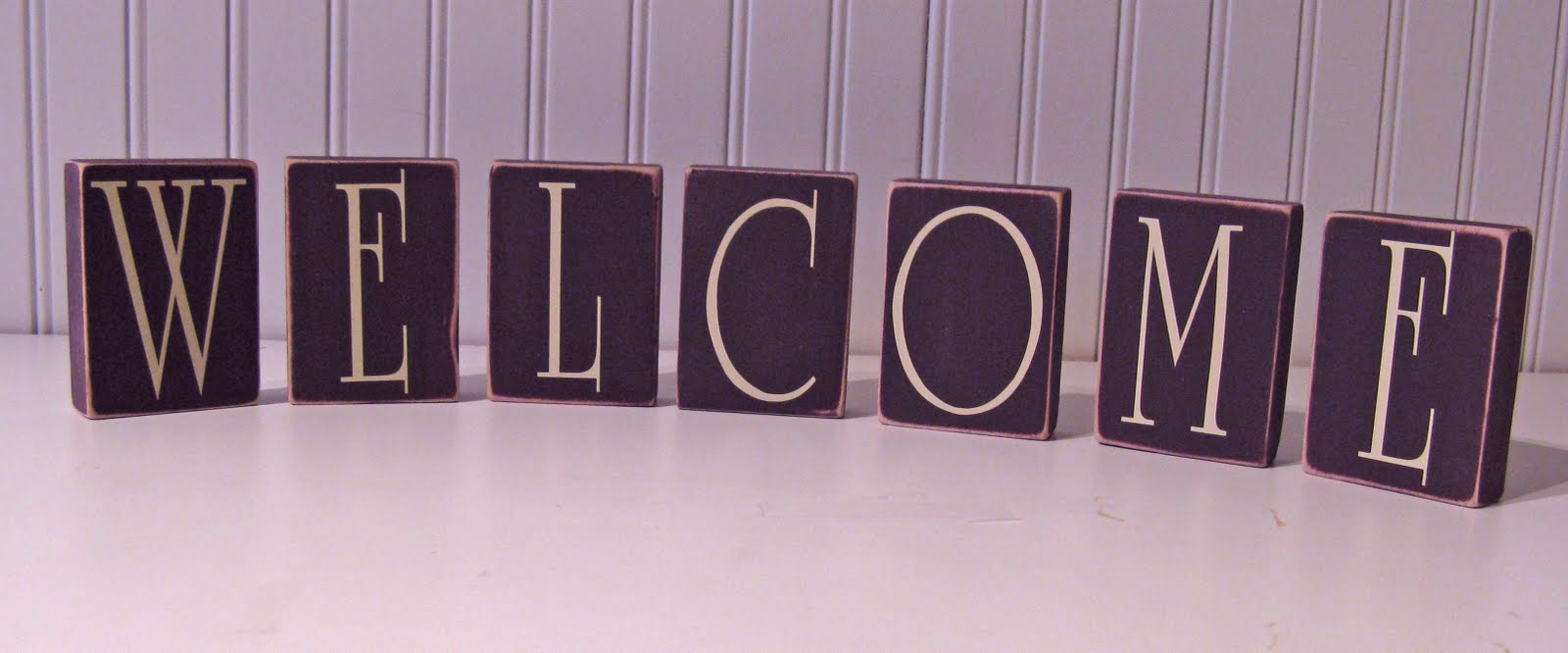 Delectable Decor and Vinyl: Welcome Blocks