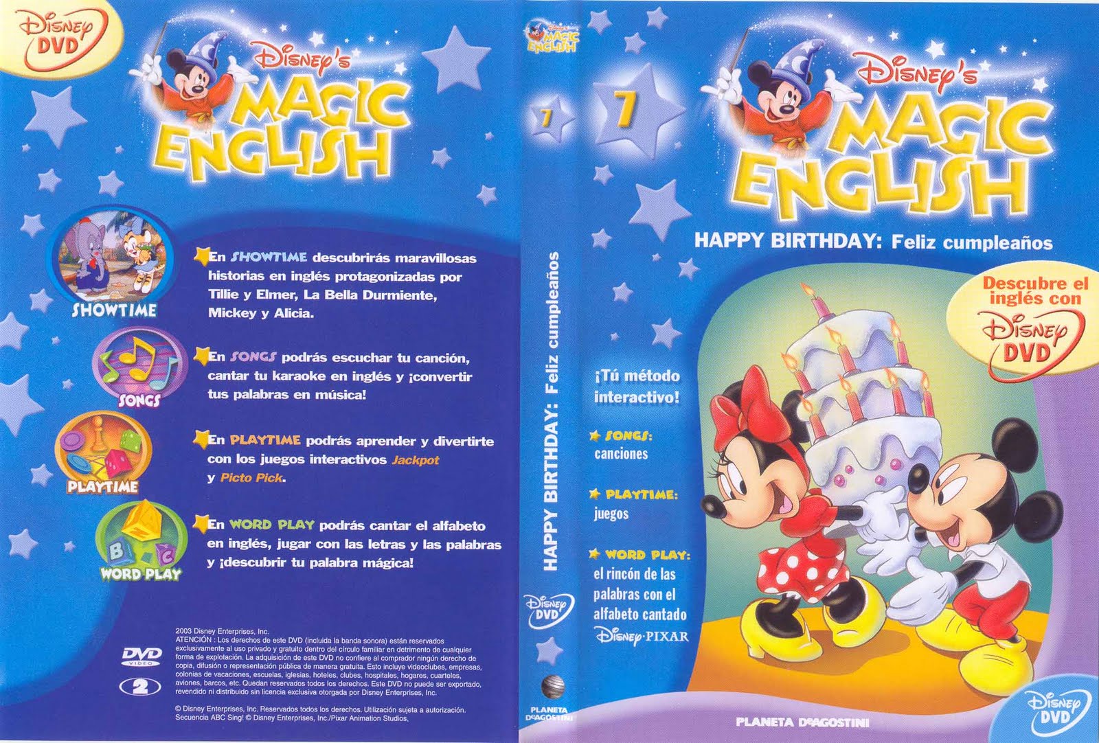 MI CINE: MAGIC ENGLISH DVD 07 FELIZ CUMPLEAÑOS!