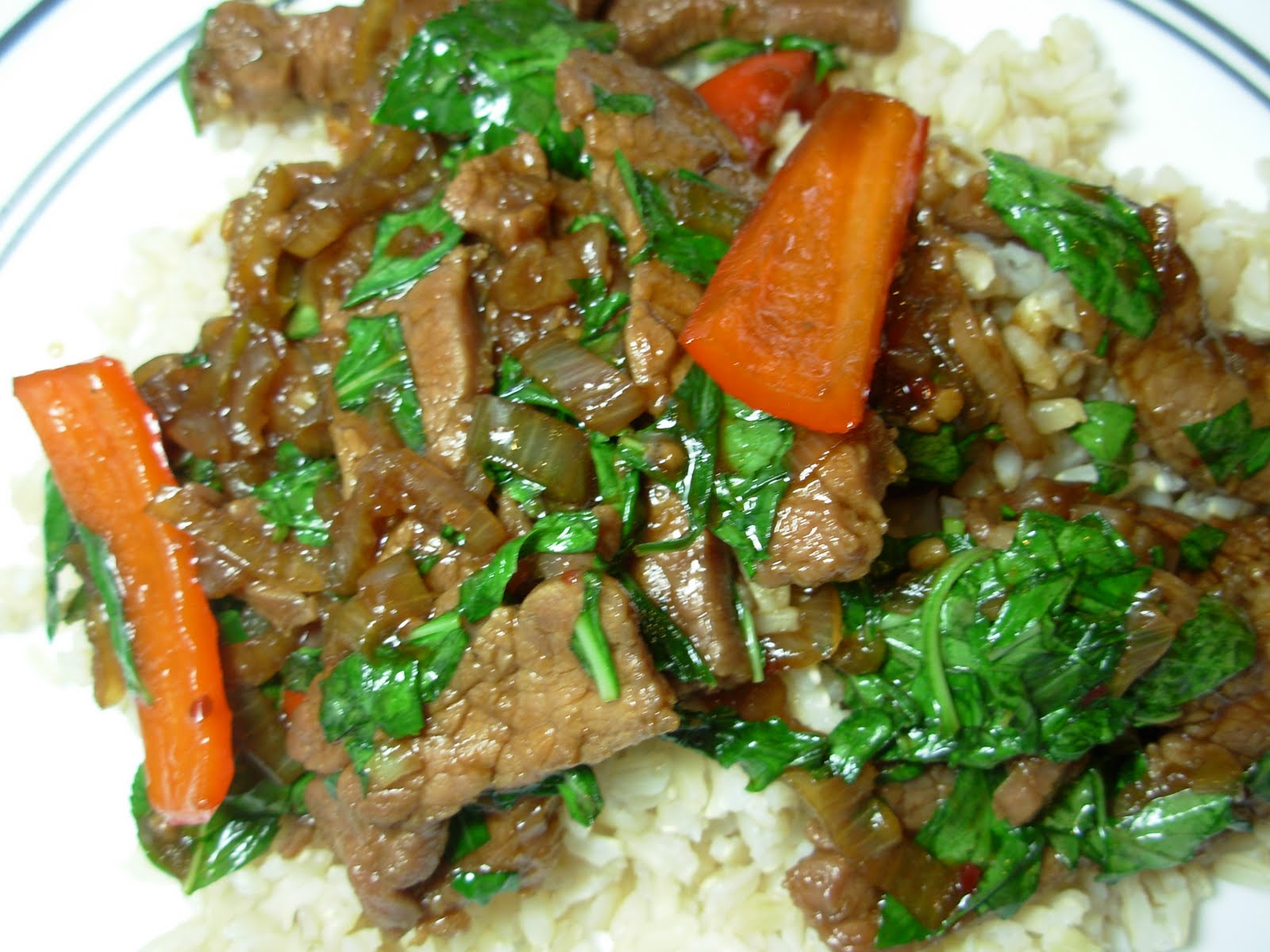 Honk If You Love Food: Spicy Mint Beef