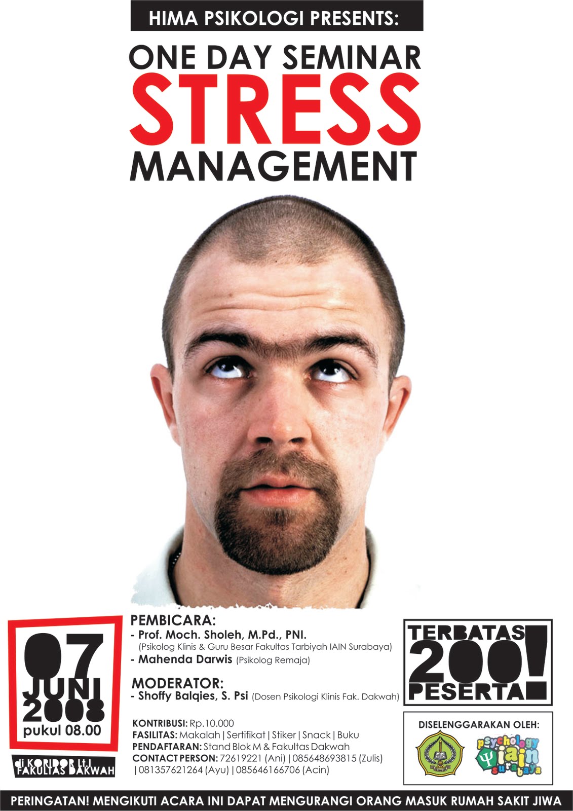 kreativa desain: Poster: Seminar Stress Management