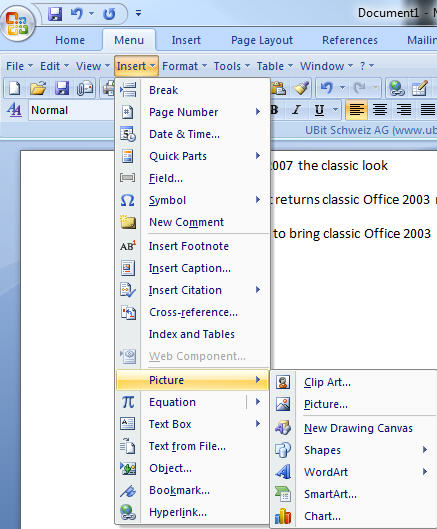 TV & Music TechnoGeek: Restore Classic Menus back to Office 2007 or 2010