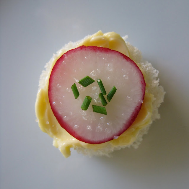 Getting Your Share: Experimenting with Ingredients: Red Radish Canapés