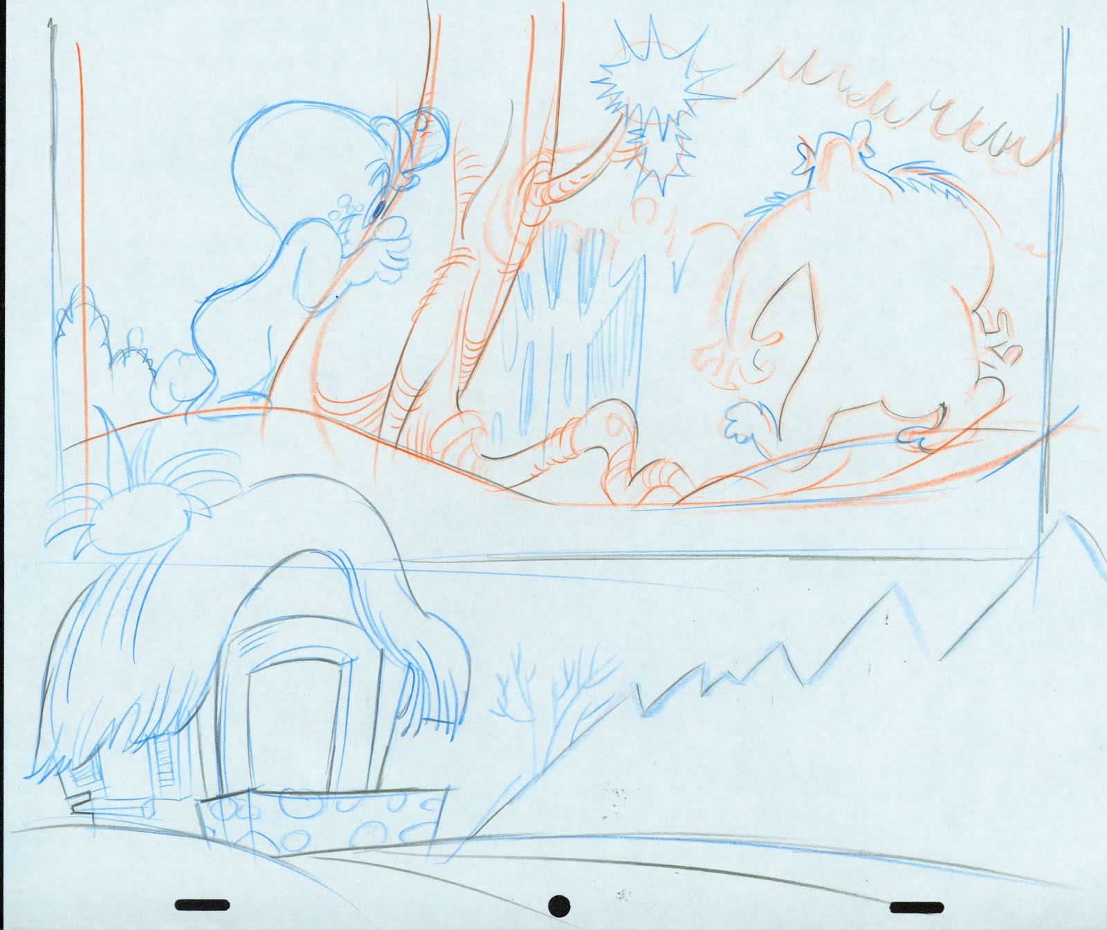 John K Stuff: Howie Post Trees, Cottages and Outdoor Scenes