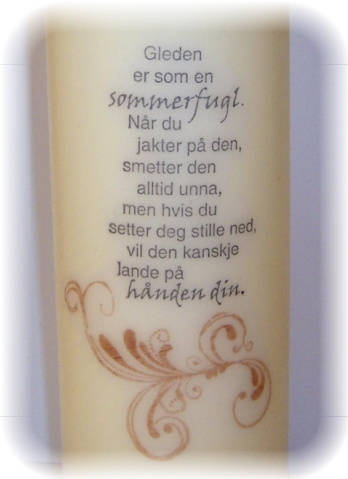 StampARTic: Stamped candles. Tutorial.