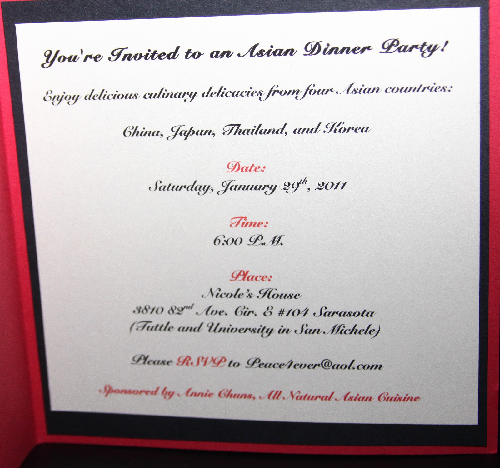 the crafty soprano: Invitations for an Asian Dinner Party
