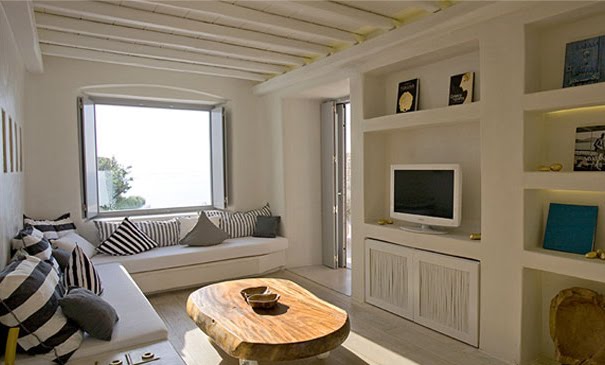 ESTILO RUSTICO: DEPTOS RUSTICOS GRIEGOS