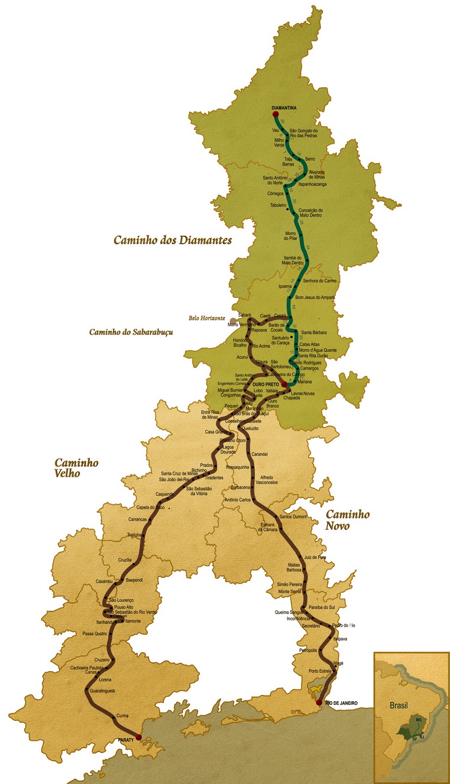 VIAGENS FAMILIA MORETTI PADULLA: ESTRADA REAL