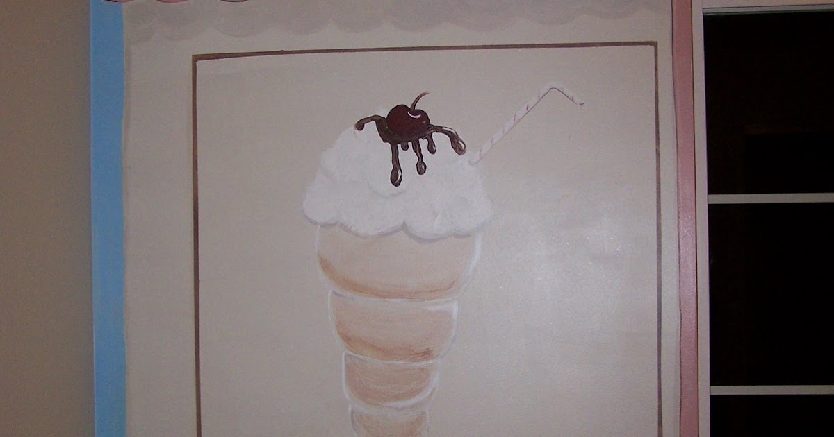 Bawden Fine Murals: Ice Cream Parlor mural