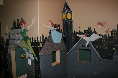 Bawden Fine Murals: Peter pan's flight Mural